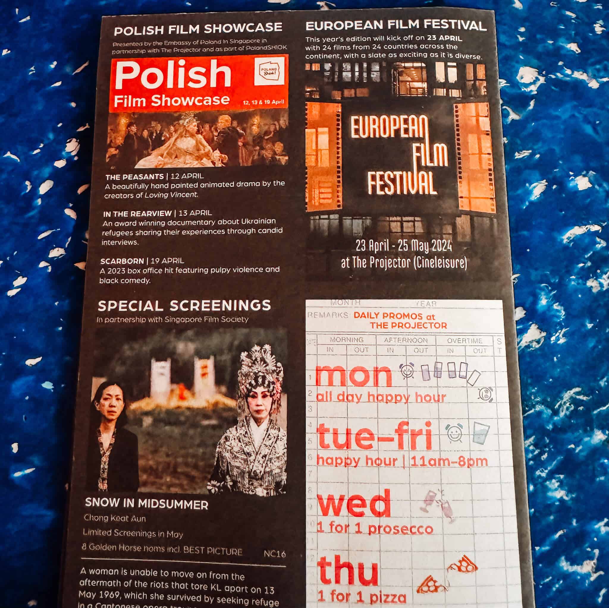 The 33rd Edition of the European Film Festival Singapore - Truly Expat ...